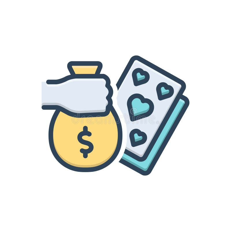 Color Illustration Icon for Stake, Manoeuvre and Casino Stock ...