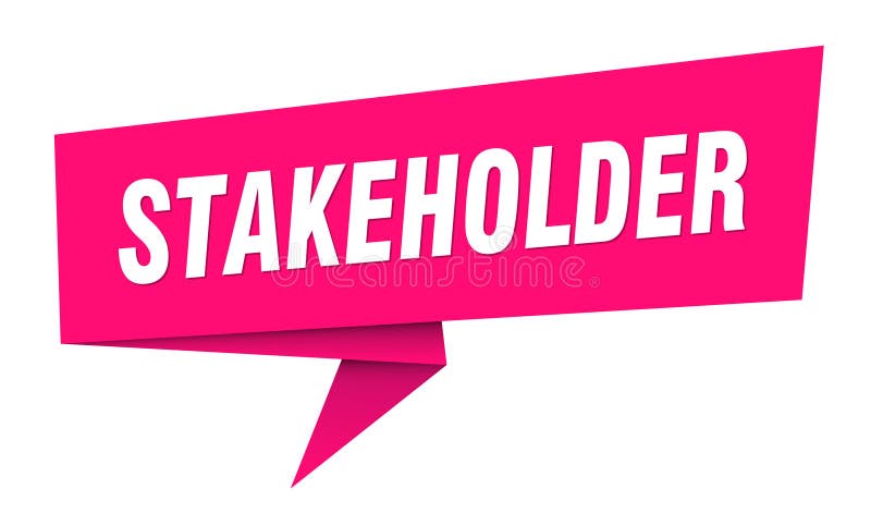 Stakeholder Banner. Stakeholder Speech Bubble, Label, Sticker, Sign ...