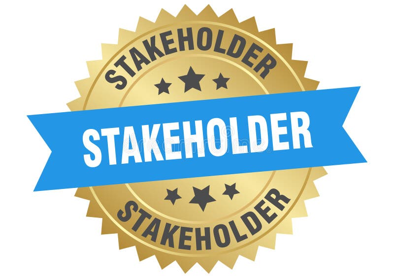 Stakeholder Label. Stakeholder Round Band Sign Stock Vector ...