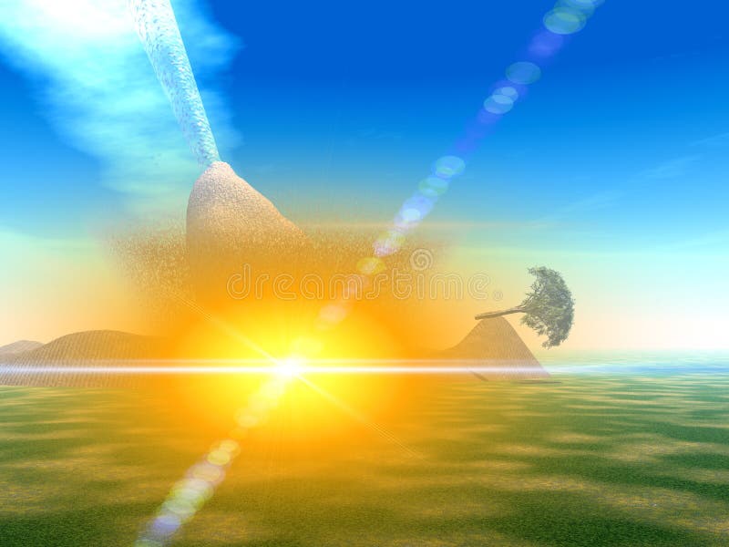 Staking 9 van de meteoor stock foto. Image of gras, neerstorten - 1858524