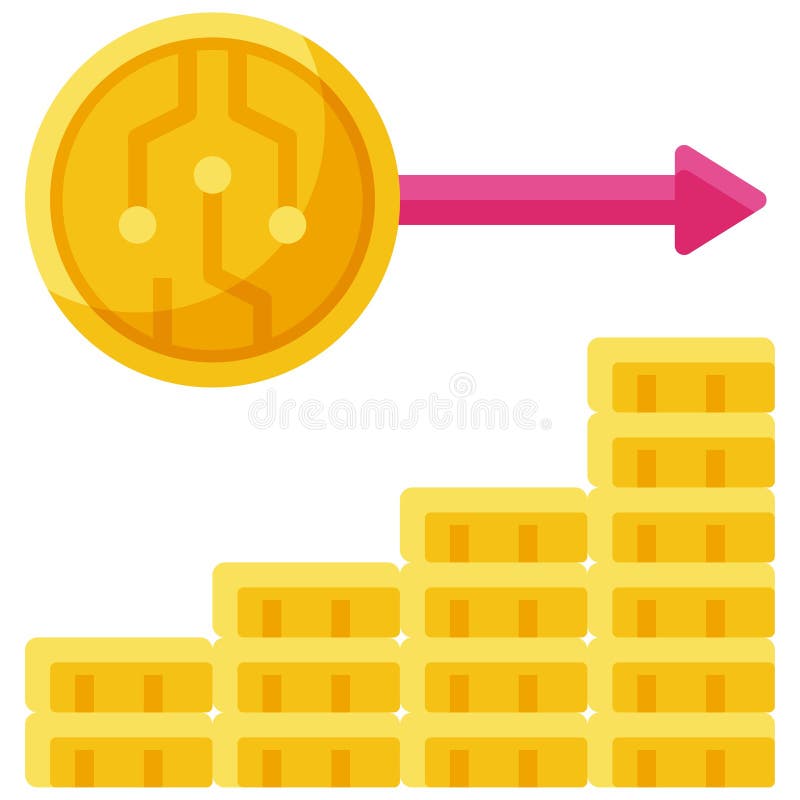 Staking Icon, DeFi Related Vector Illustration Stock Vector ...