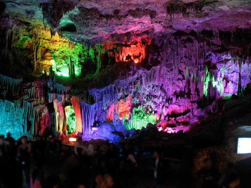 Stalactite stock image. Image of cavern, guilin, stalagmite - 20572771