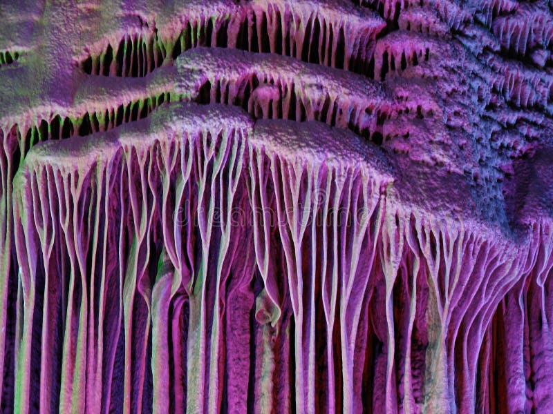 Colorful Stalactites Reflection Stock Photo - Image of water, colorful ...