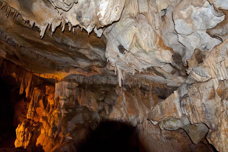 Stalactite stock photo. Image of passage, geologic, history - 25629096