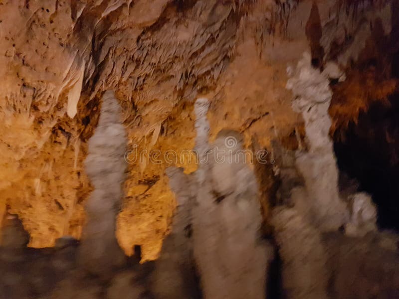 Stalactite Cave in Perama Ioannina Greece Stock Image - Image of cave ...
