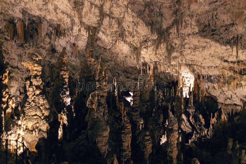 Stalactite Mineral Formation Stock Photo - Image of karst, dark: 271833704