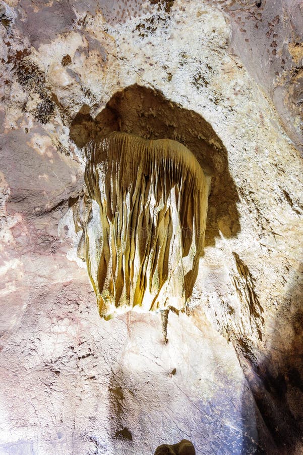 Stalactite Stalactites with Color Lighting Stock Photo - Image of ...