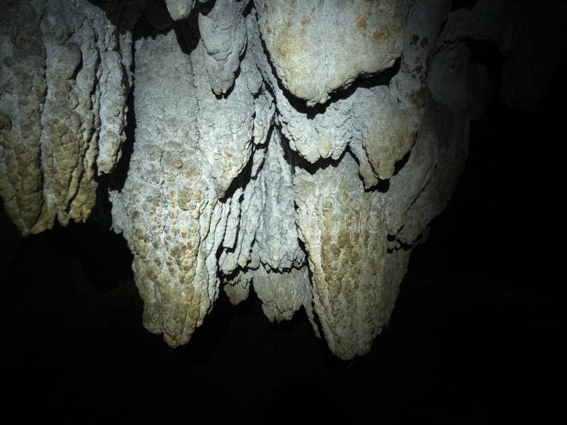 Stalactites in Actun Cave Can, Peten, Guatemala Stock Image - Image of ...