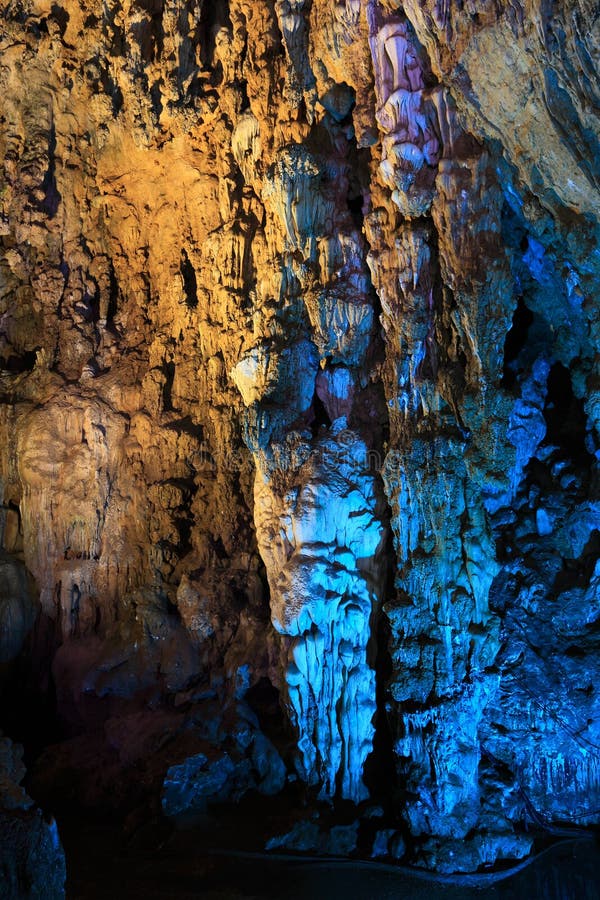 Stalactites in the Silver Cave Stock Photo - Image of park, beauty ...