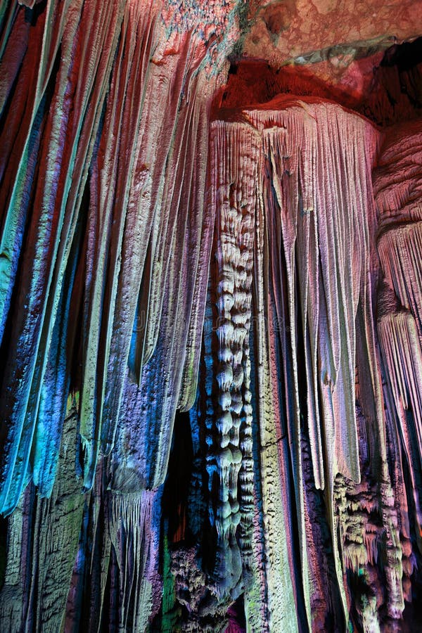 Stalactites in the Silver Cave Stock Photo - Image of park, beauty ...