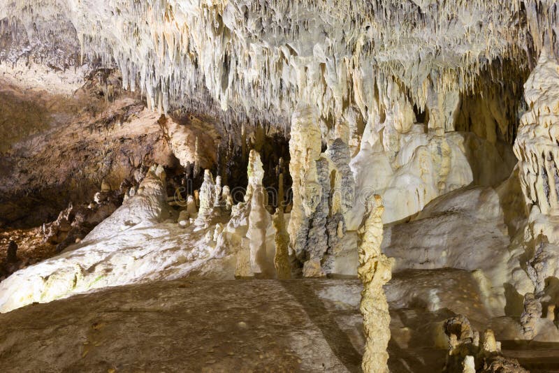 Big stalactite wall stock image. Image of asia, natural - 14678299