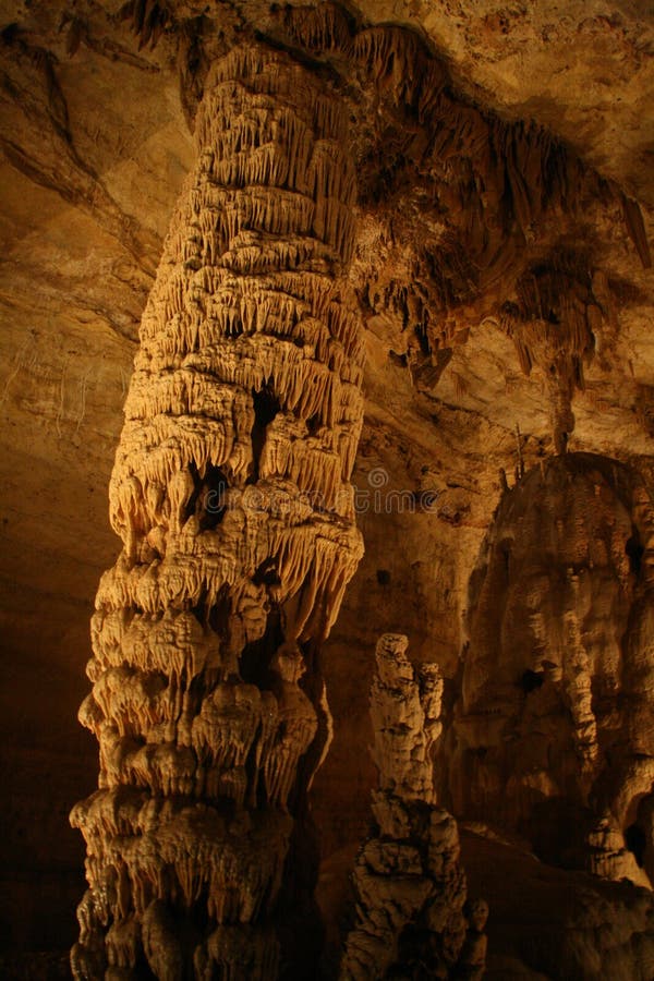 Stalagmites & Stalactites Stock Photo - Image of education, caverns ...