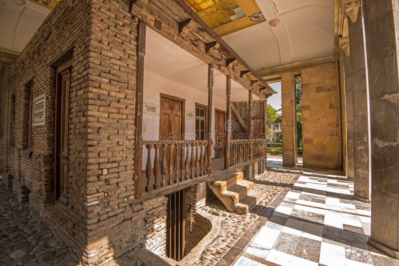 Stalin s House in Gori stock photo. Image of steps, facade - 77272498