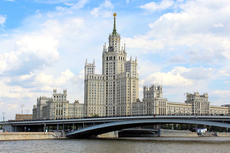 Stalin Skyscraper stock image. Image of view, seven, sisters - 95005717