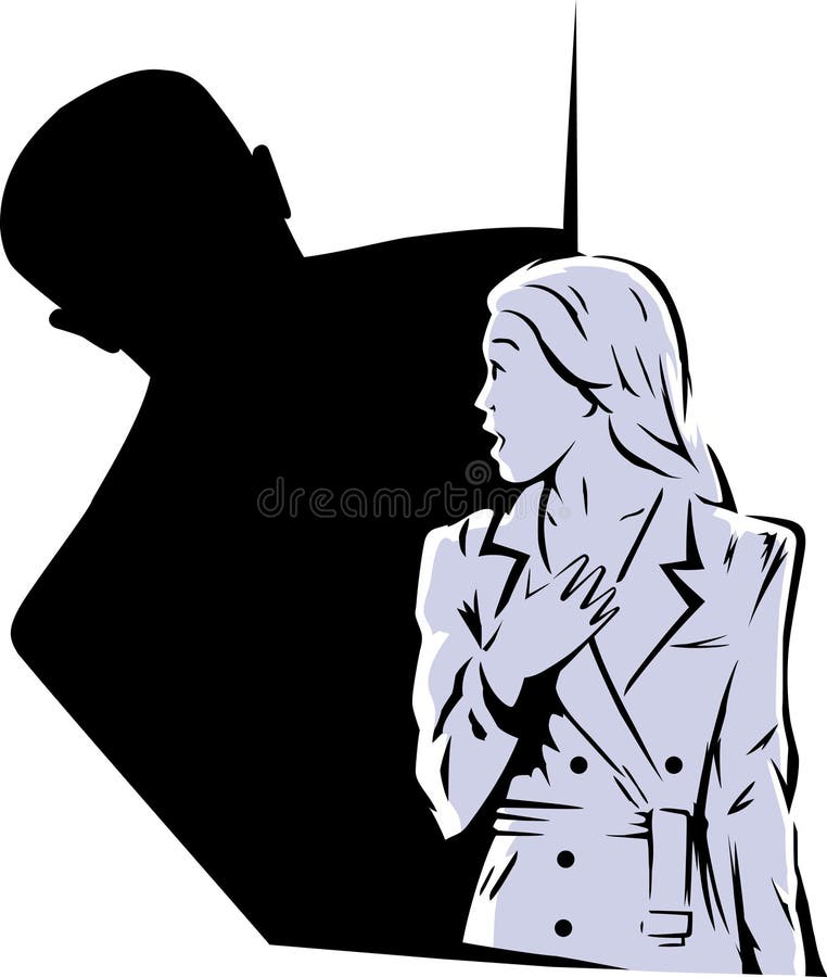 Stalker stock vector. Illustration of mugging, stalker - 19209151