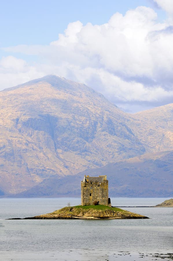Stalker Castle in Scotland stock photo. Image of defense - 7807832