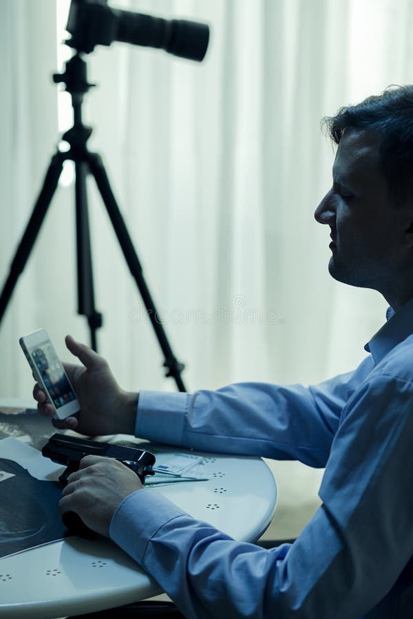 Voyeur and stalker stock image. Image of laptop, private - 65710209