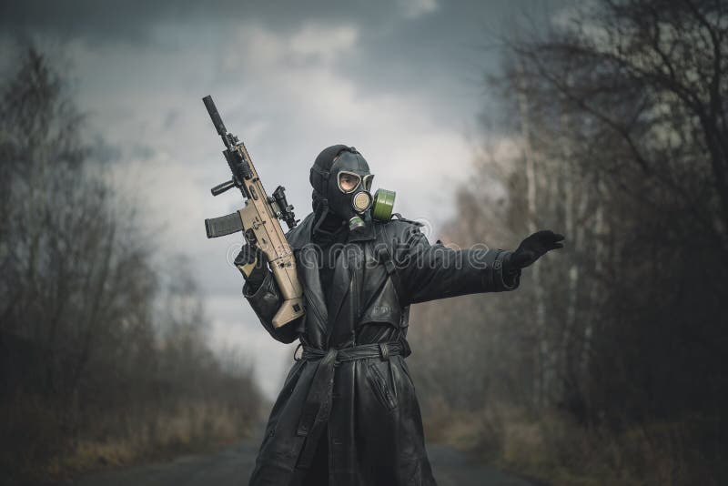 Stalker. stock image. Image of concept, aiming, military - 204122519
