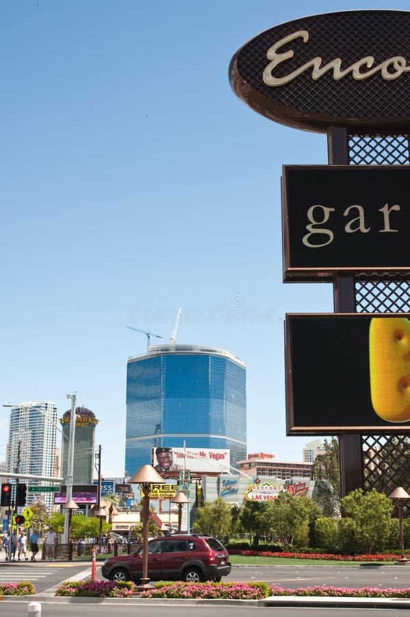 Stalled Construction on the Strip, Las Vegas Editorial Photography ...