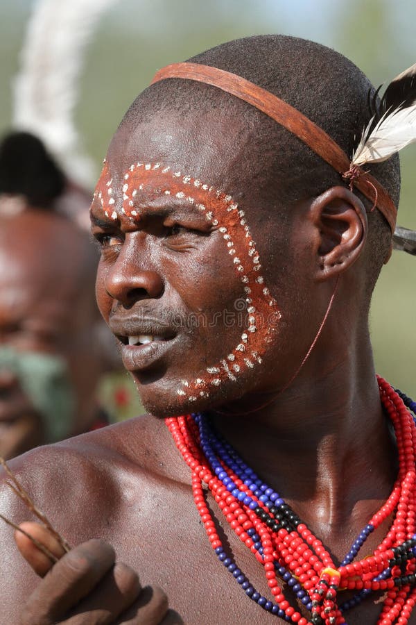 Stam Van Hamar in De Omo-Vallei Van Ethiopië Stock Afbeelding - Image ...
