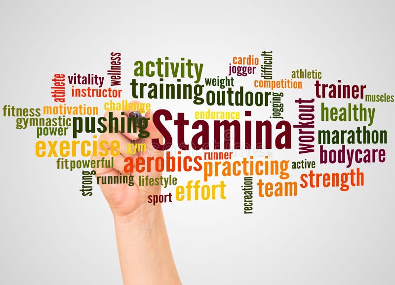 Stamina Word Capsule Pills Medication Supplement Stock Illustration ...