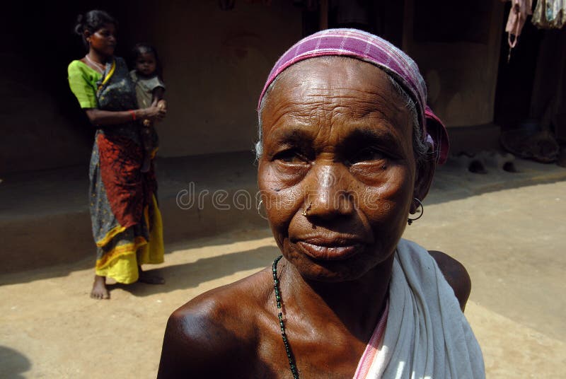 Stammenvolken in India redactionele stock foto. Image of kijk - 21856658