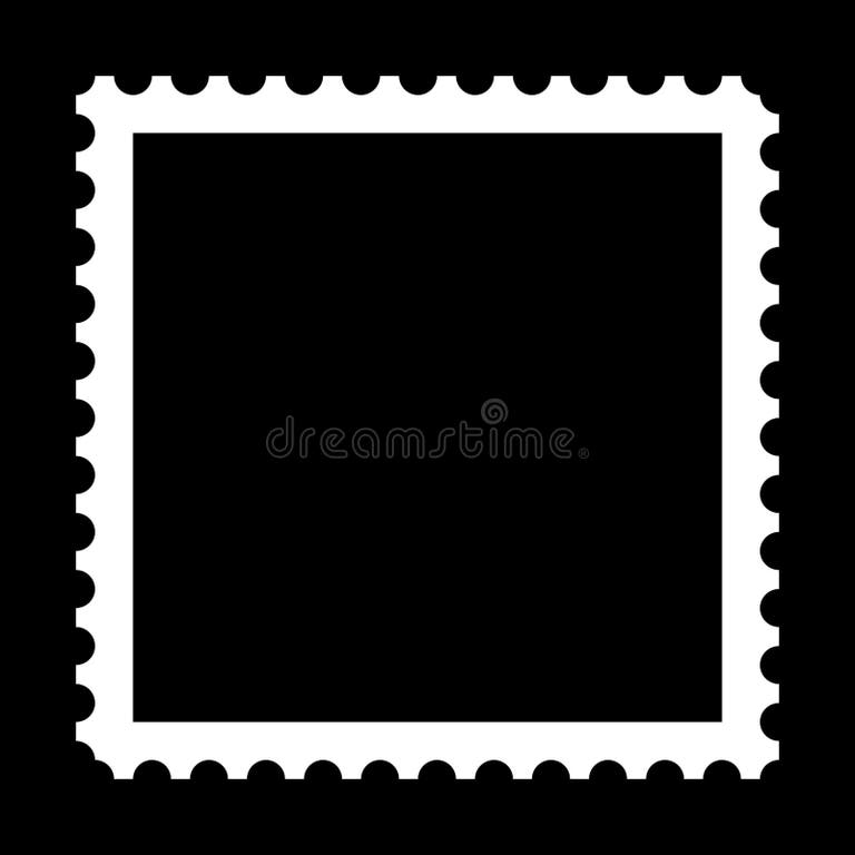 Blank Black Stamp Outline Stock Illustrations – 1,521 Blank Black Stamp ...