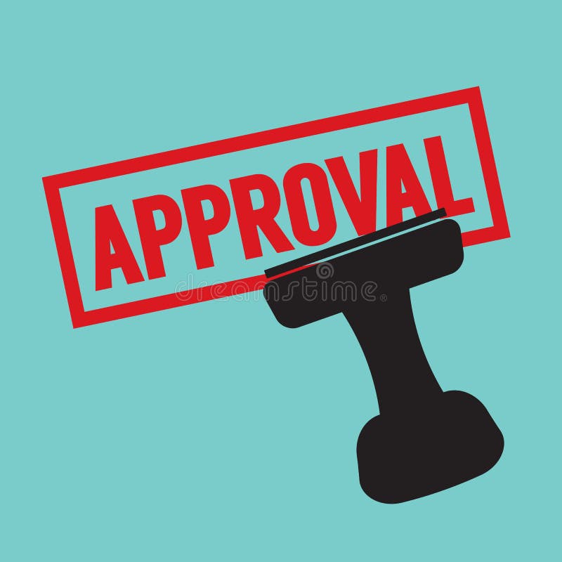 Stamp Approved in Red Text Design Vector Stock Vector - Illustration of ...