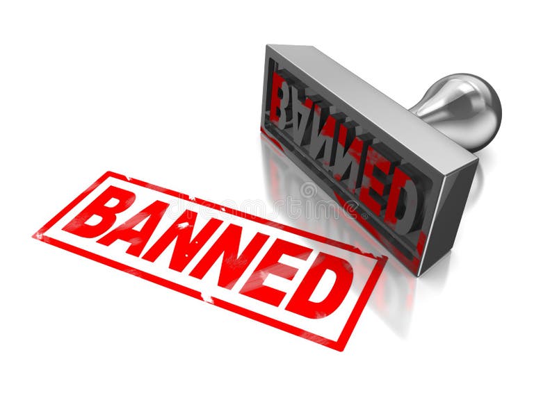 Red Banned Icon Stock Illustrations – 1,827 Red Banned Icon Stock ...