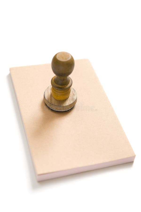 Stamp on bill stock image. Image of papers, supply, space - 6998511