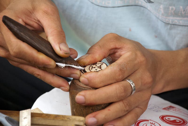 Hands carving stone stock image. Image of ancient, crafts - 4644133