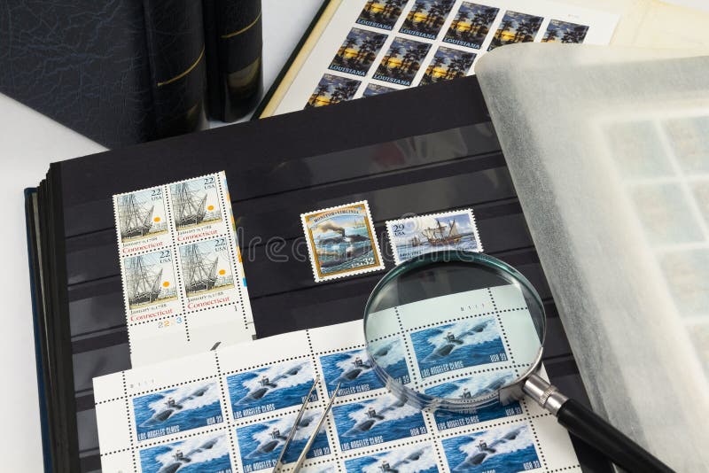 Stamp collecting editorial photo. Image of philately - 69158396