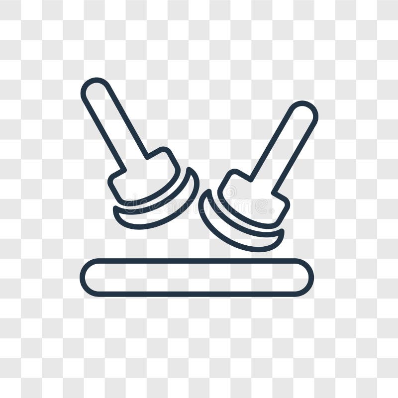 Stamp Concept Vector Linear Icon Isolated On Transparent Background ...