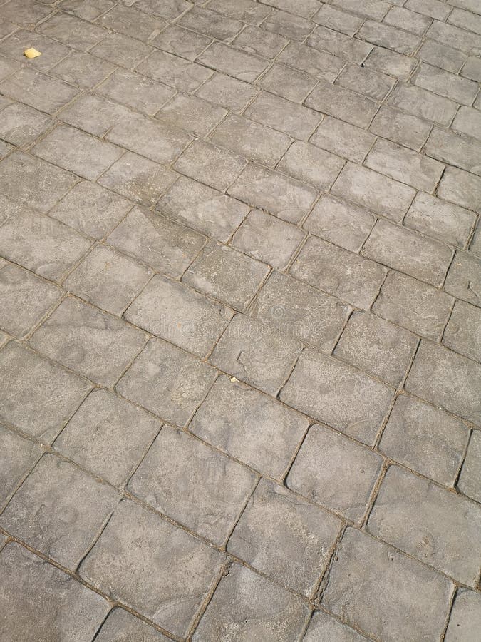 Stamp Concrete Black Color Hardener Printing Patterns on the Cement or ...