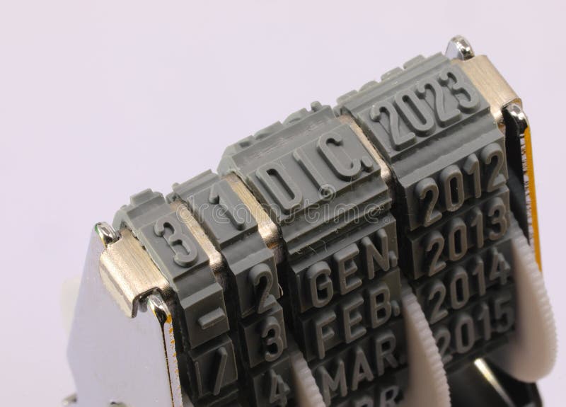 Stamp with the Date of 31 December 2023 End of the Year Stock Image ...