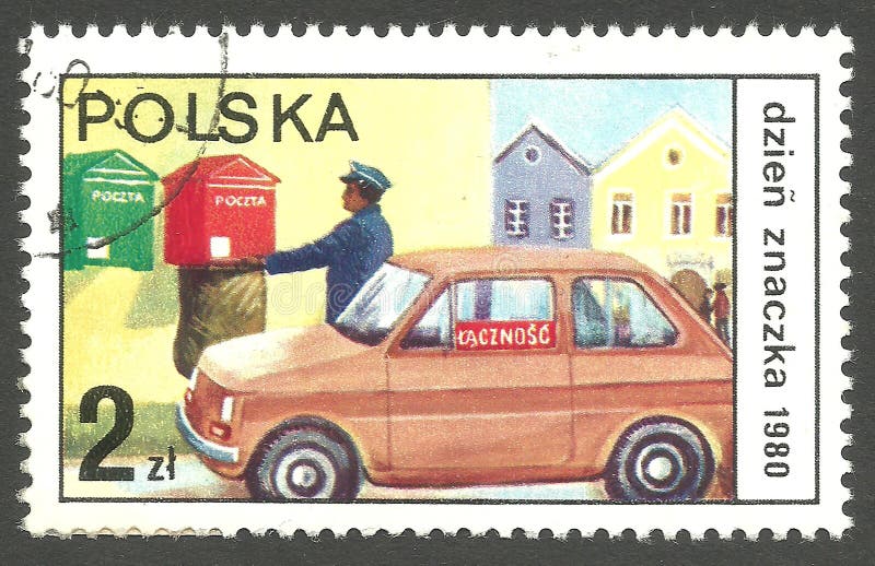 Stamp Day, Mail Pick-up editorial photography. Image of color - 105387392