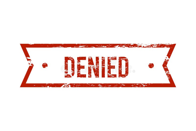Stamp Denied vector stock vector. Illustration of horizon - 302243338