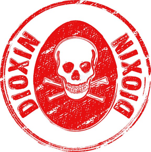 Stamp dioxin stock vector. Illustration of chemistry - 17772557