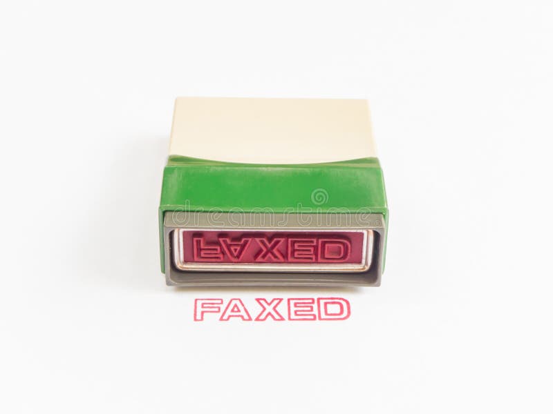 Faxed stamp stock photo. Image of indoor, office, supply - 371052