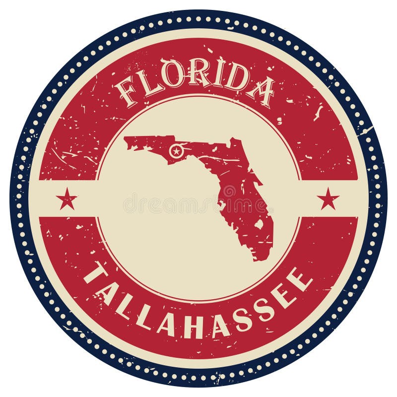 Stamp of Florida State. Vector Illustration Decorative Design Stock ...