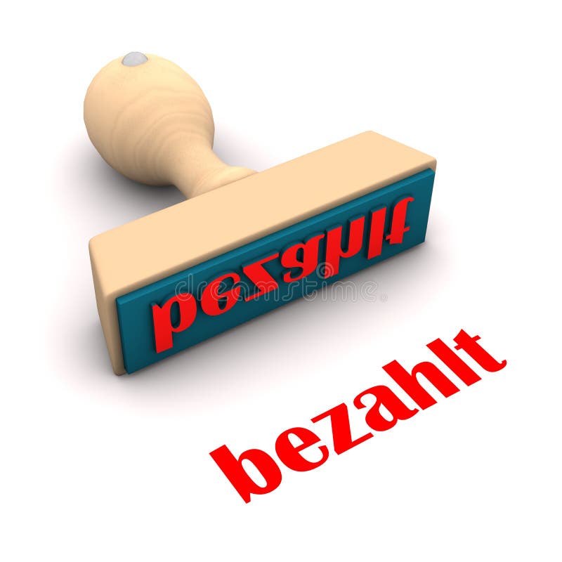 Paid Stamp stock illustration. Illustration of chop, money - 29779672