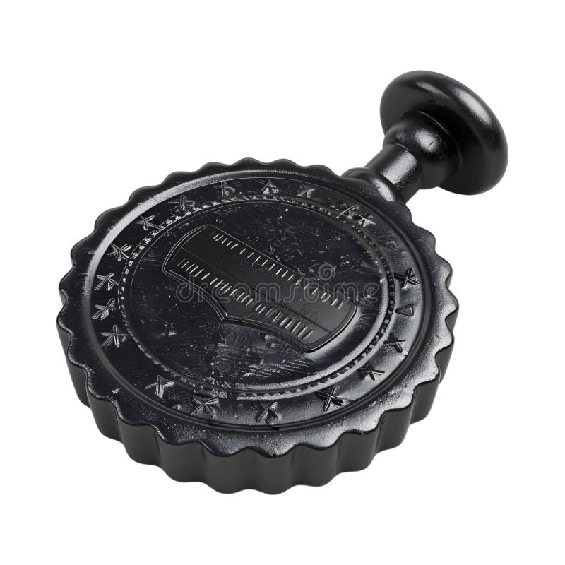 Stamp Handle on Transparent Background - Ai Generated Stock ...