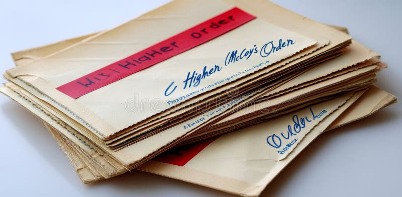 Stamp of Higher Order. Grungy Red Sign of Higher Order Stock Image ...