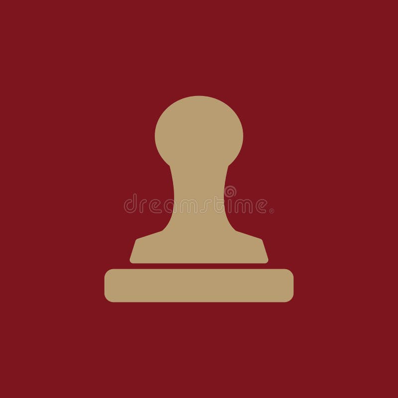 The Stamp Icon. Cliche Symbol Stock Vector - Illustration of icon ...