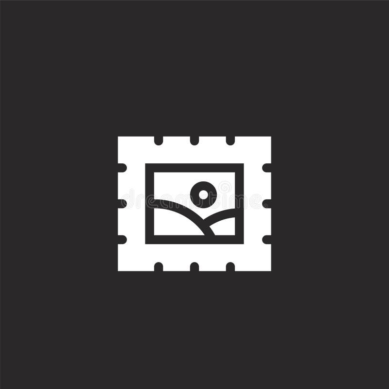 Stamp Icon. Filled Stamp Icon for Website Design and Mobile, App ...