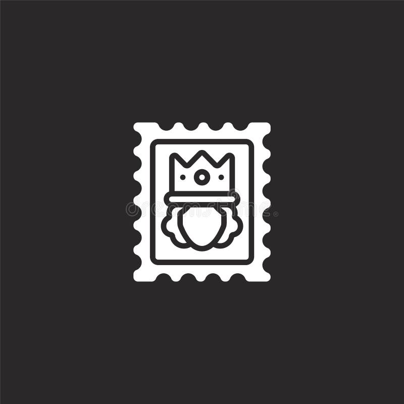 Stamp Icon. Filled Stamp Icon for Website Design and Mobile, App ...