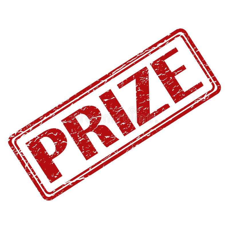 Stamp Impression with the Inscription Prize, Simple Design Stock Vector ...