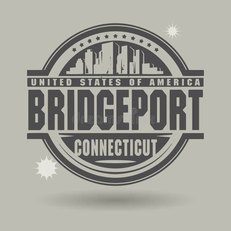 Connecticut, Bridgeport.City Skyline Stock Vector - Illustration of ...