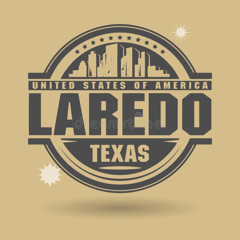 Laredo, Texas, Two Logo Artworks Stock Vector - Illustration of poster ...