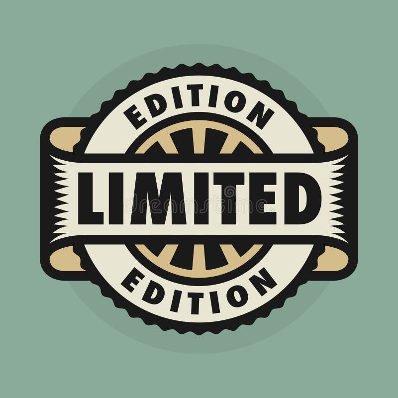Stamp or Label with the Text Limited Edition Stock Vector ...